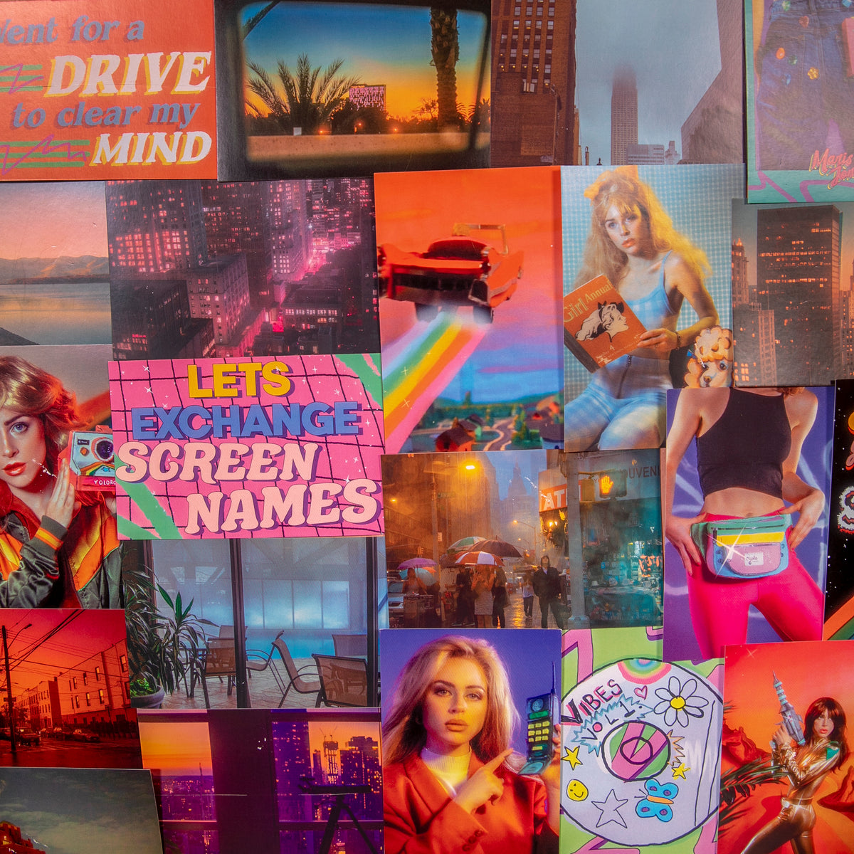 Retro Aesthetic Collage Kit, 30 Piece Kit – Maris Jones