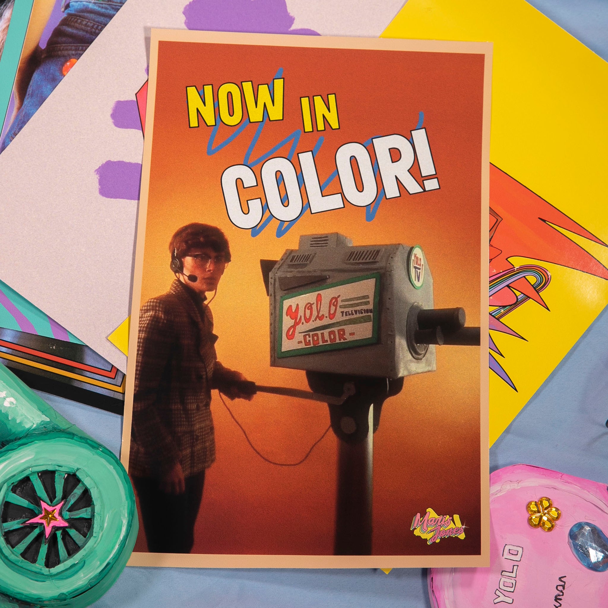 Now in Color! 11x17 Poster – Maris Jones